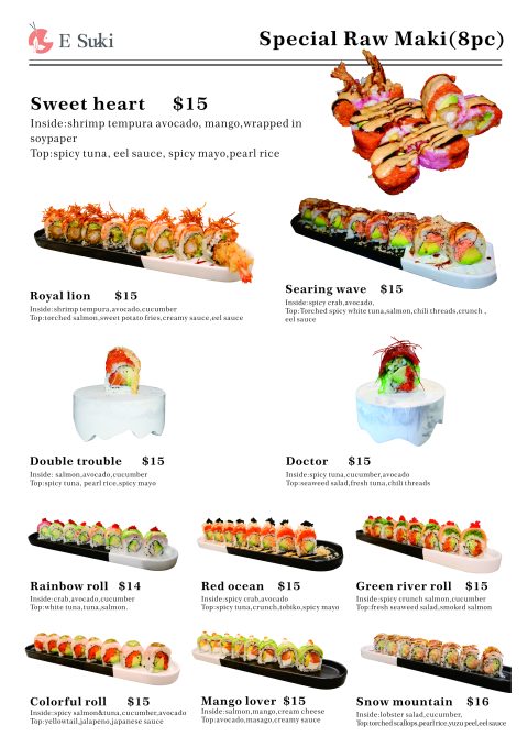Menu - E Suki